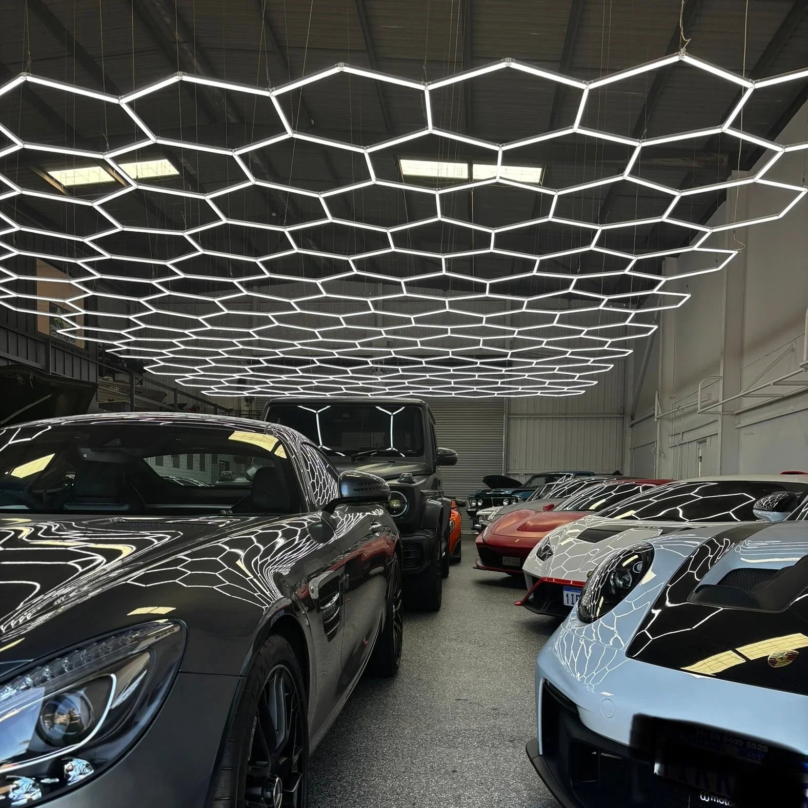 Hexagon Lights Australia | Hexagon Garage Lighting Systems